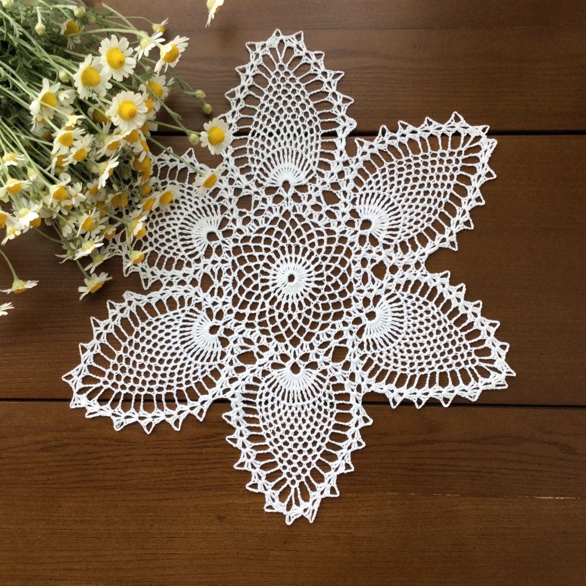 PDF Doily Patterns Vintage Pineapple Doilies Crochet | Etsy