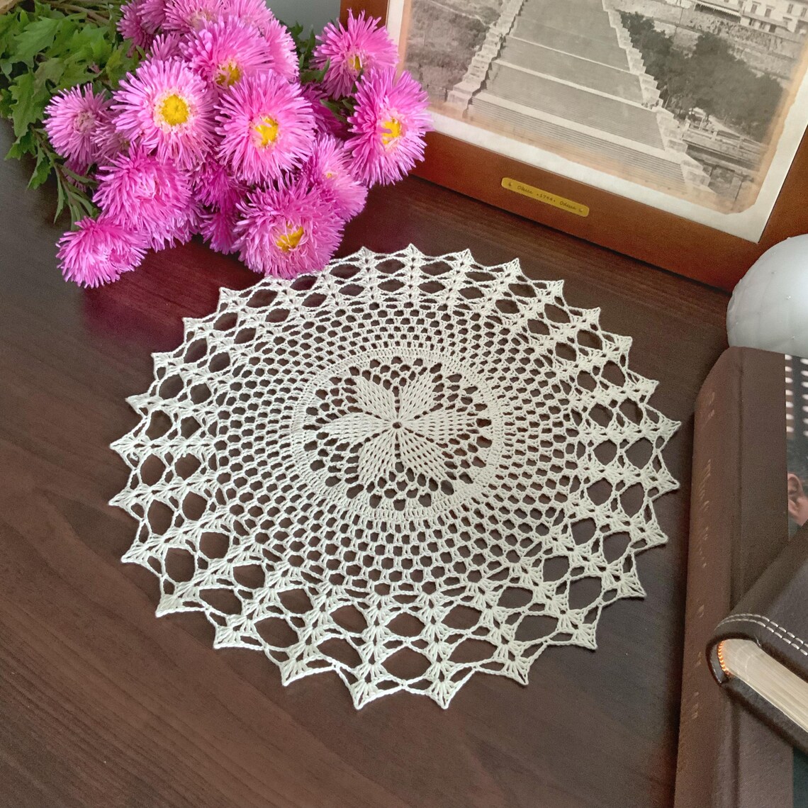 Crochet Pattern Easy Doily - Crochet Thread Small Doily Patterns ...