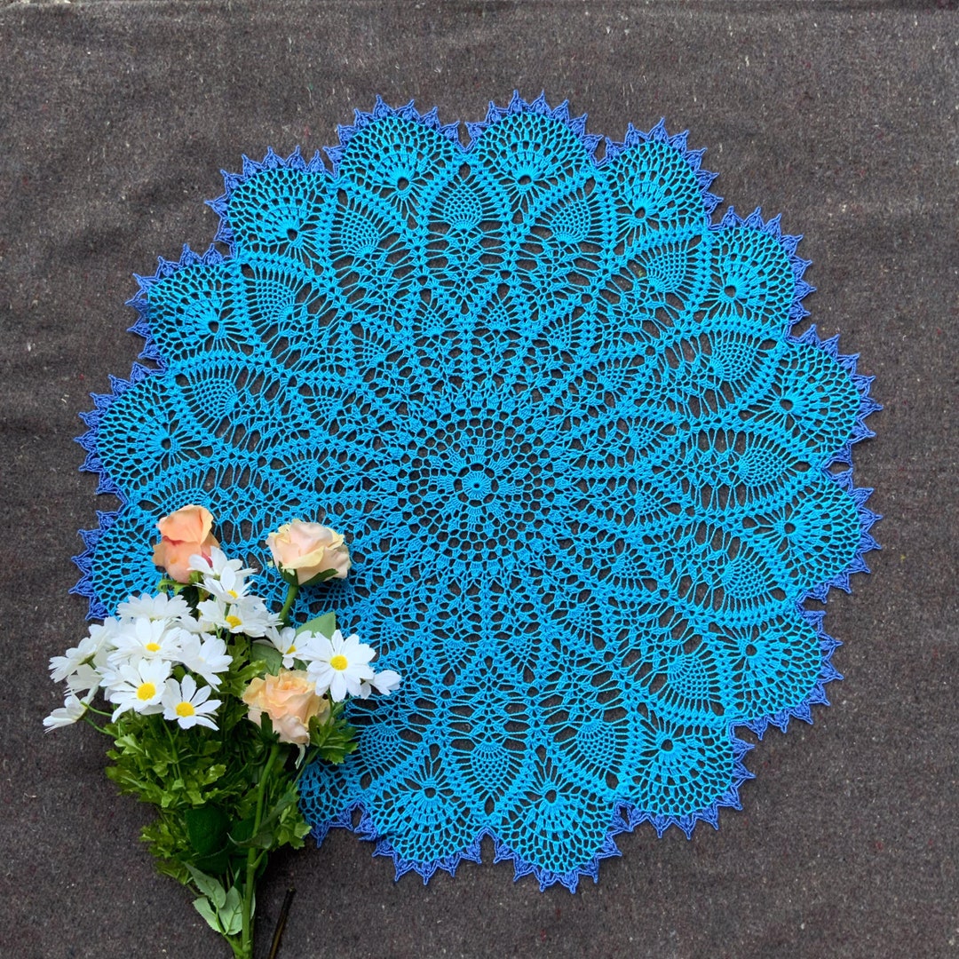 Crochet Easter Doily Pattern - Crochet Pattern Table Doily - Crochet ...