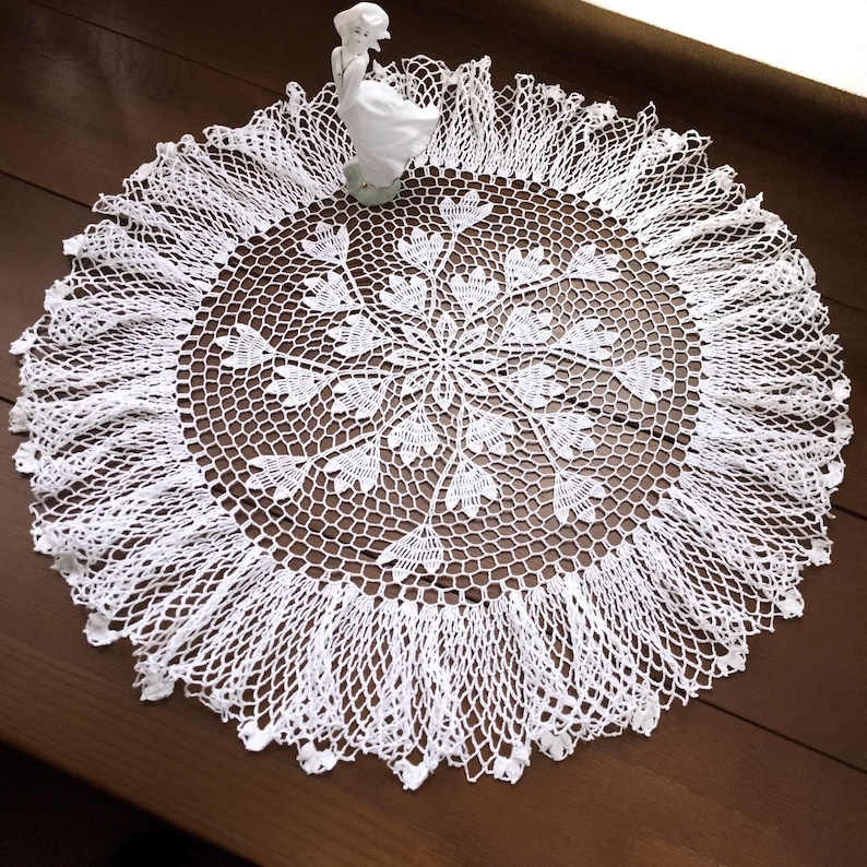 Crochet Doily Patterns, Ruffle Edge Doily, Instant Download Pdf - Etsy