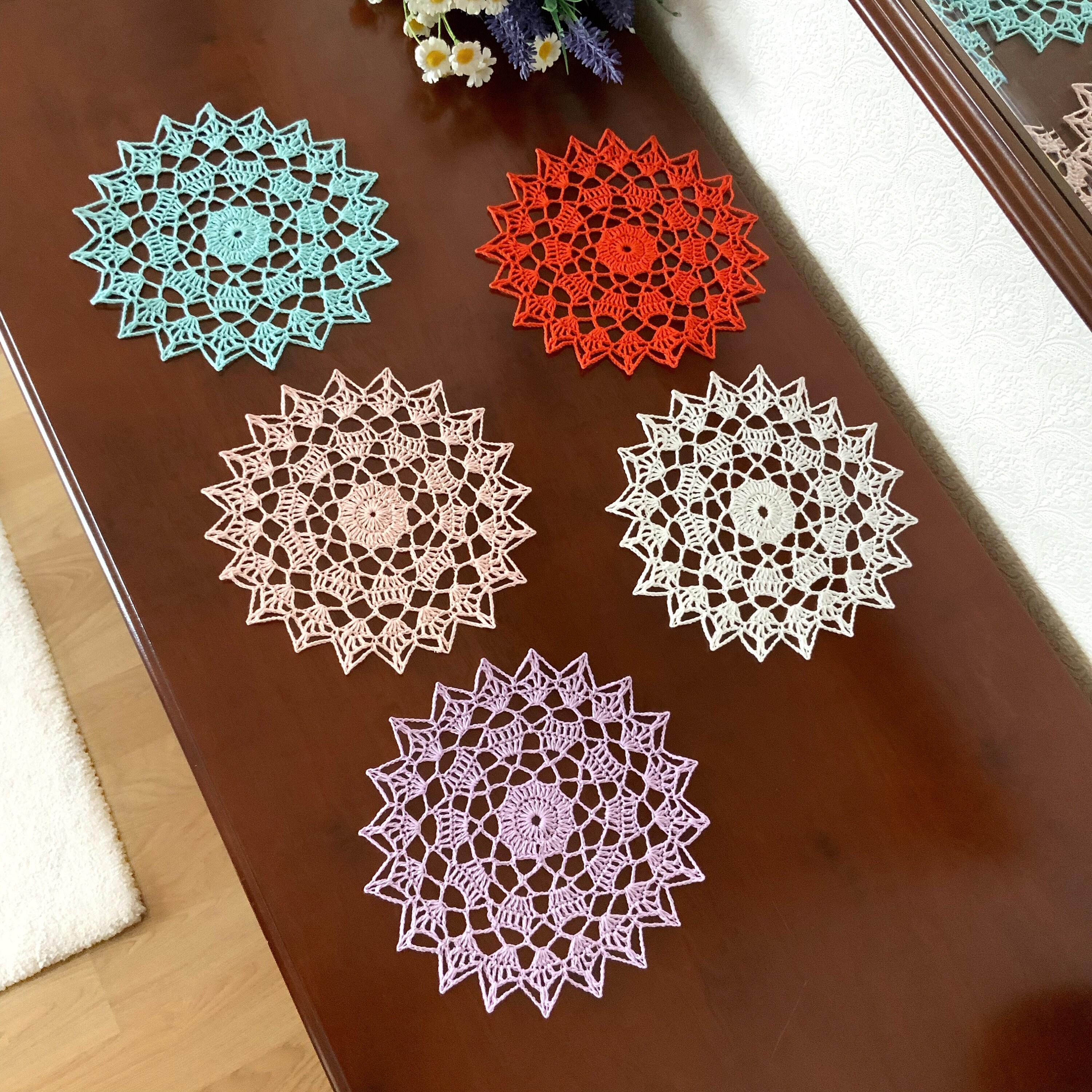Crochet Pattern Doily Mini Doily Pattern for Scrapbooking and - Etsy