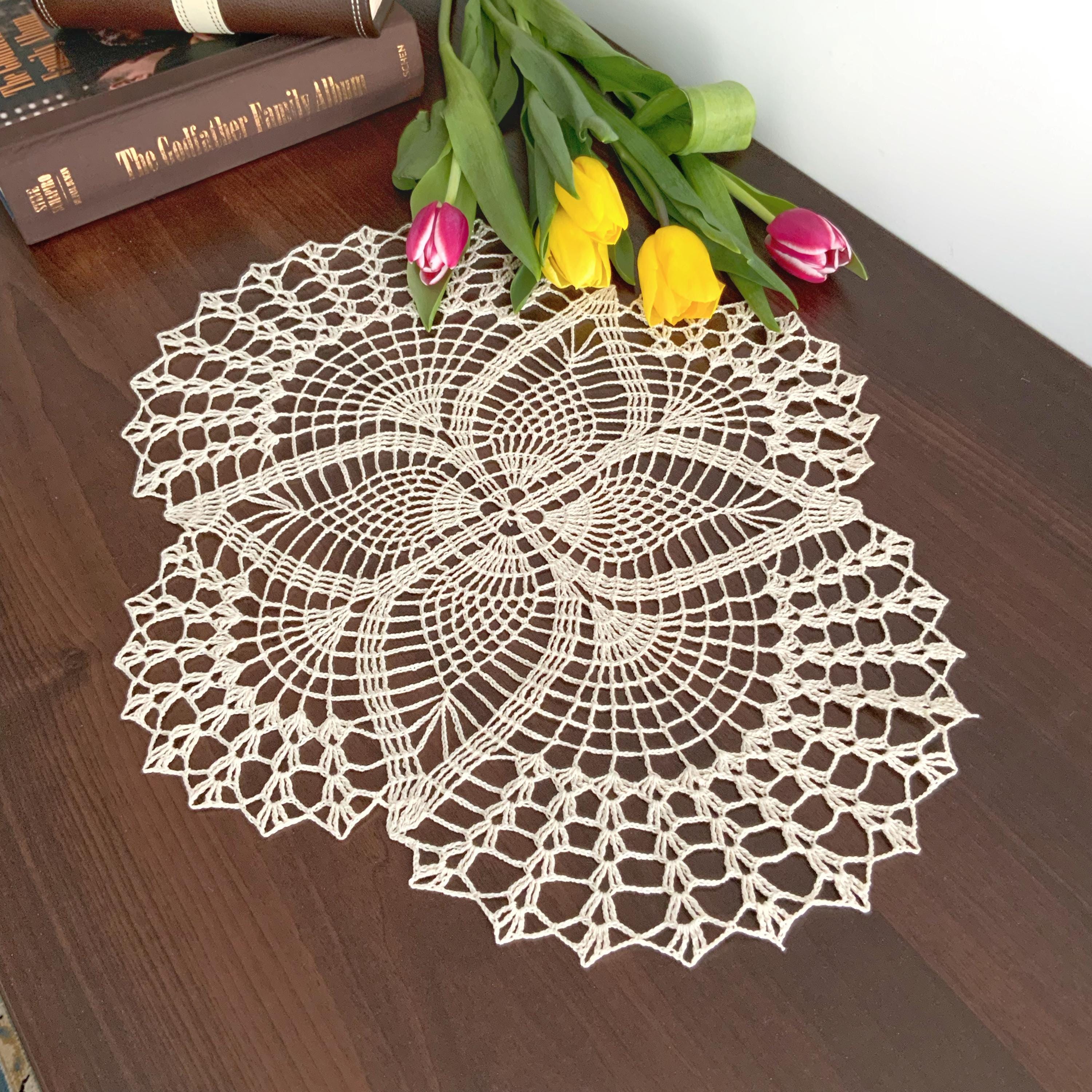 Oval Doily Patterns - Crochet Oval Table Centre - Lace Crochet Runner ...