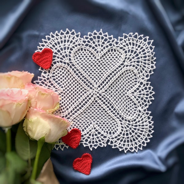 Heart Doilies - Etsy