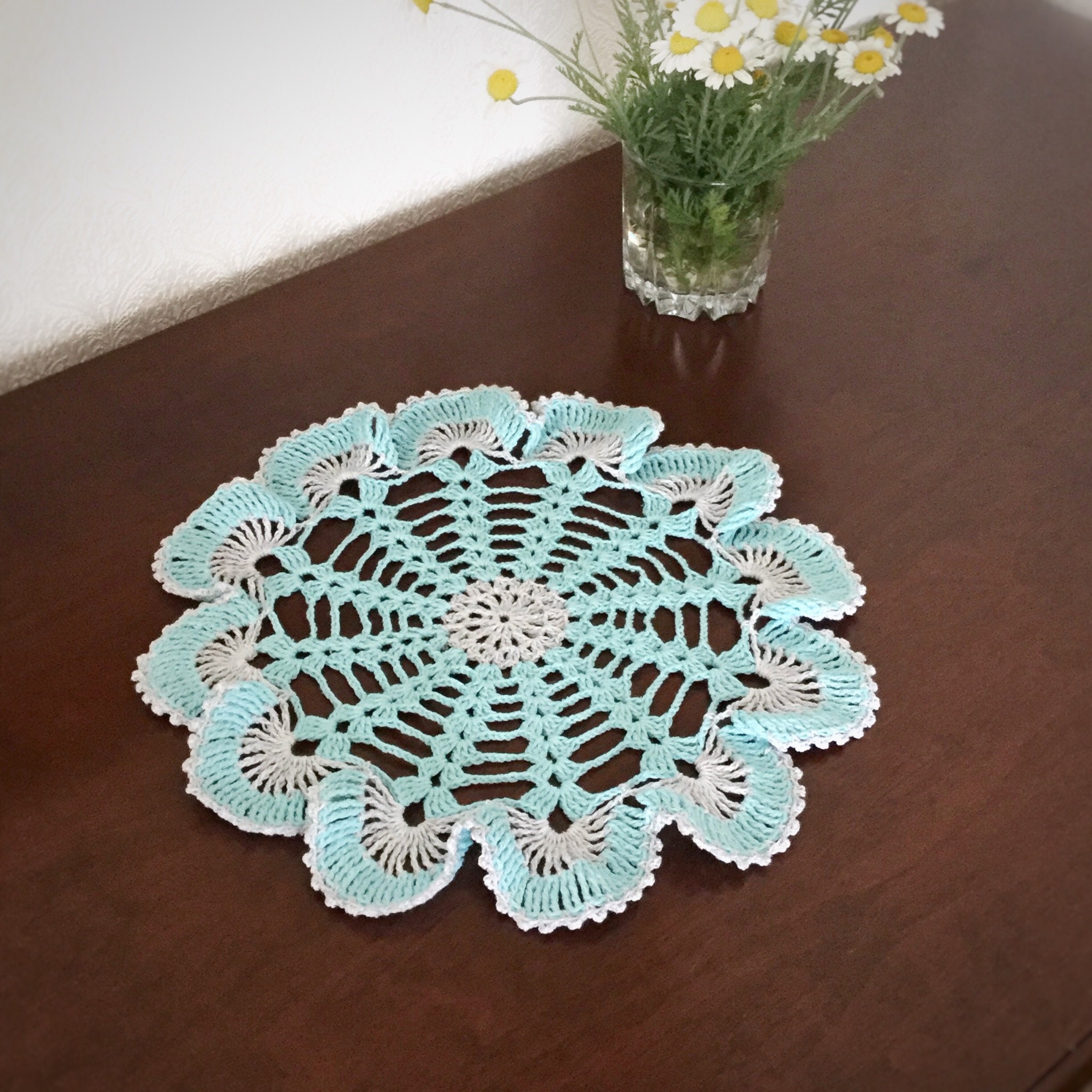 Vintage Doily Pattern Crochet Pattern Round Doily sea | Etsy