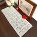 Skull Crochet Table Runner Pattern - Skeleton Crochet Doily Pattern ...