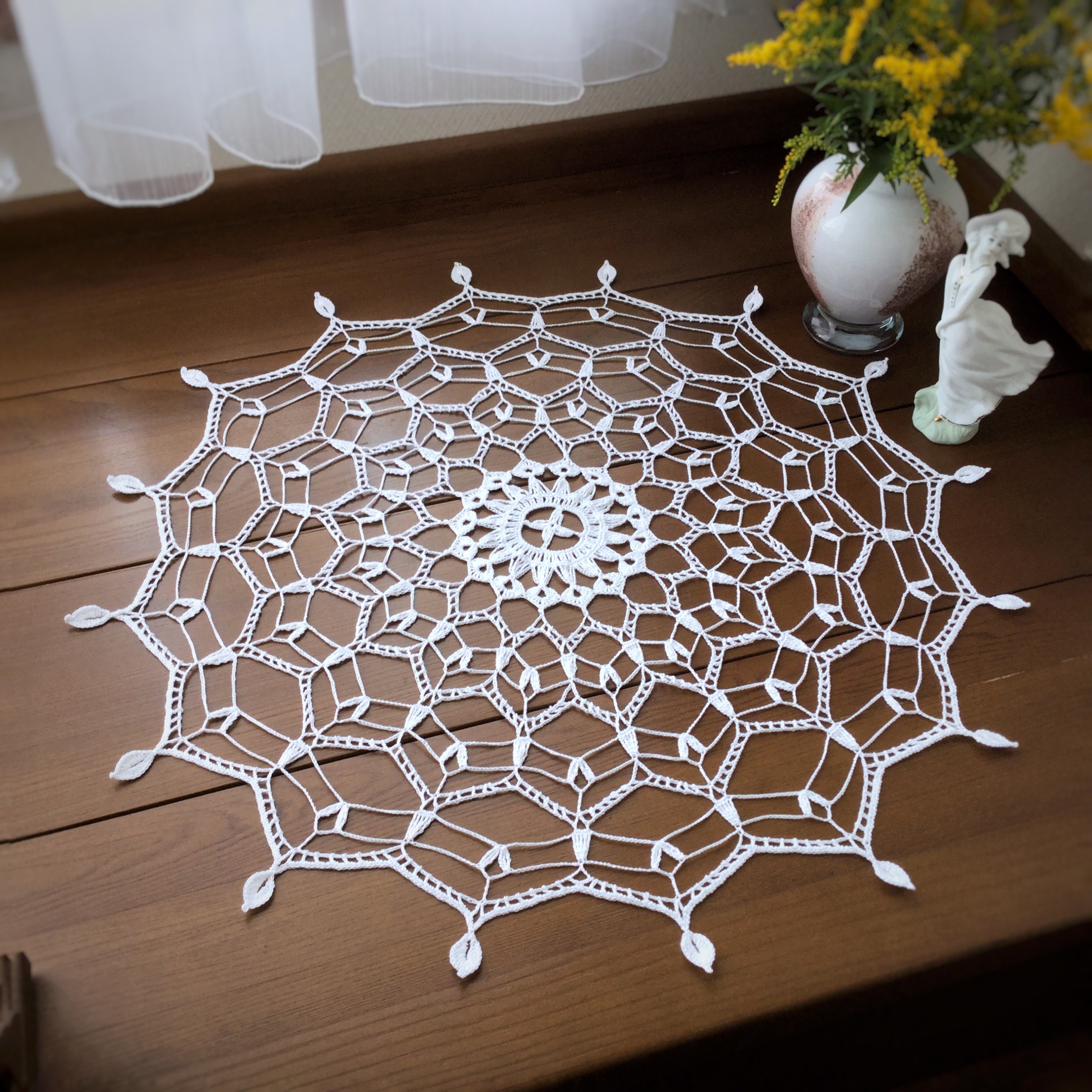 PDF Doily Crochet Pattern Vintage Design Doilies Tutorial - Etsy