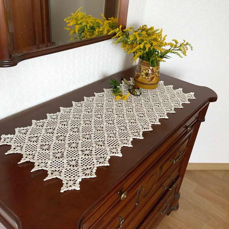 Pattern Pdf for Crochet Table Runners Doily Crochet Pattern - Etsy