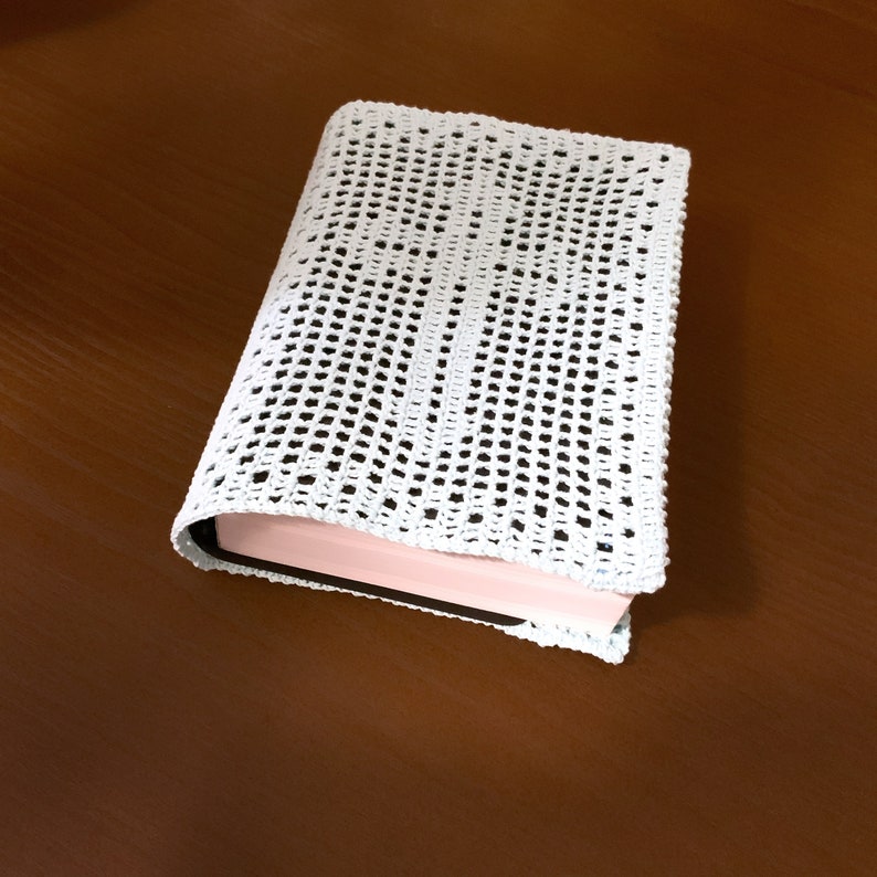 CROCHET PATTERN - Bible Cover Pattern, Bible Cover With Cross, Delicate ...