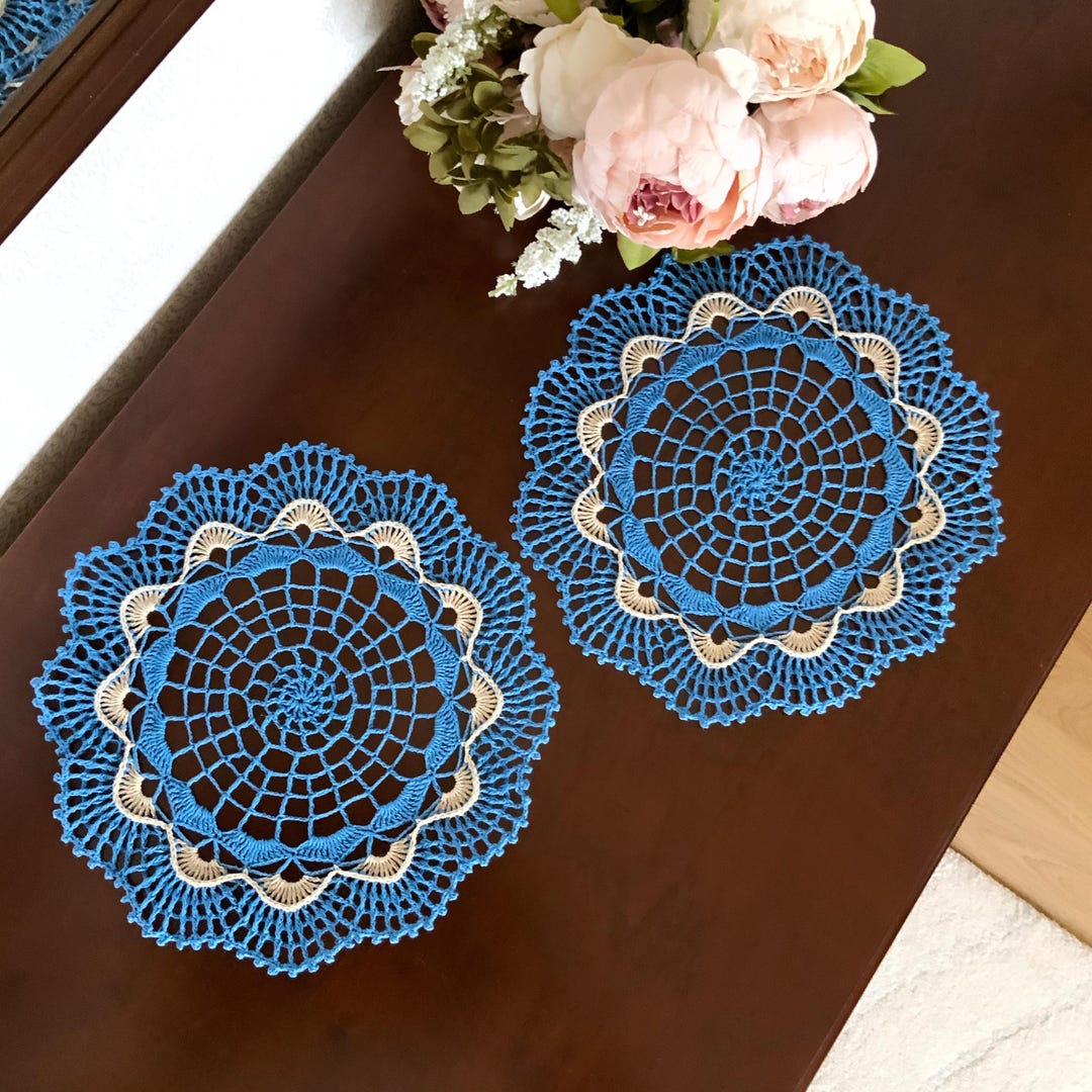 Lace Doily Crochet Pattern - Round Doily Table Center - Only Diagram ...