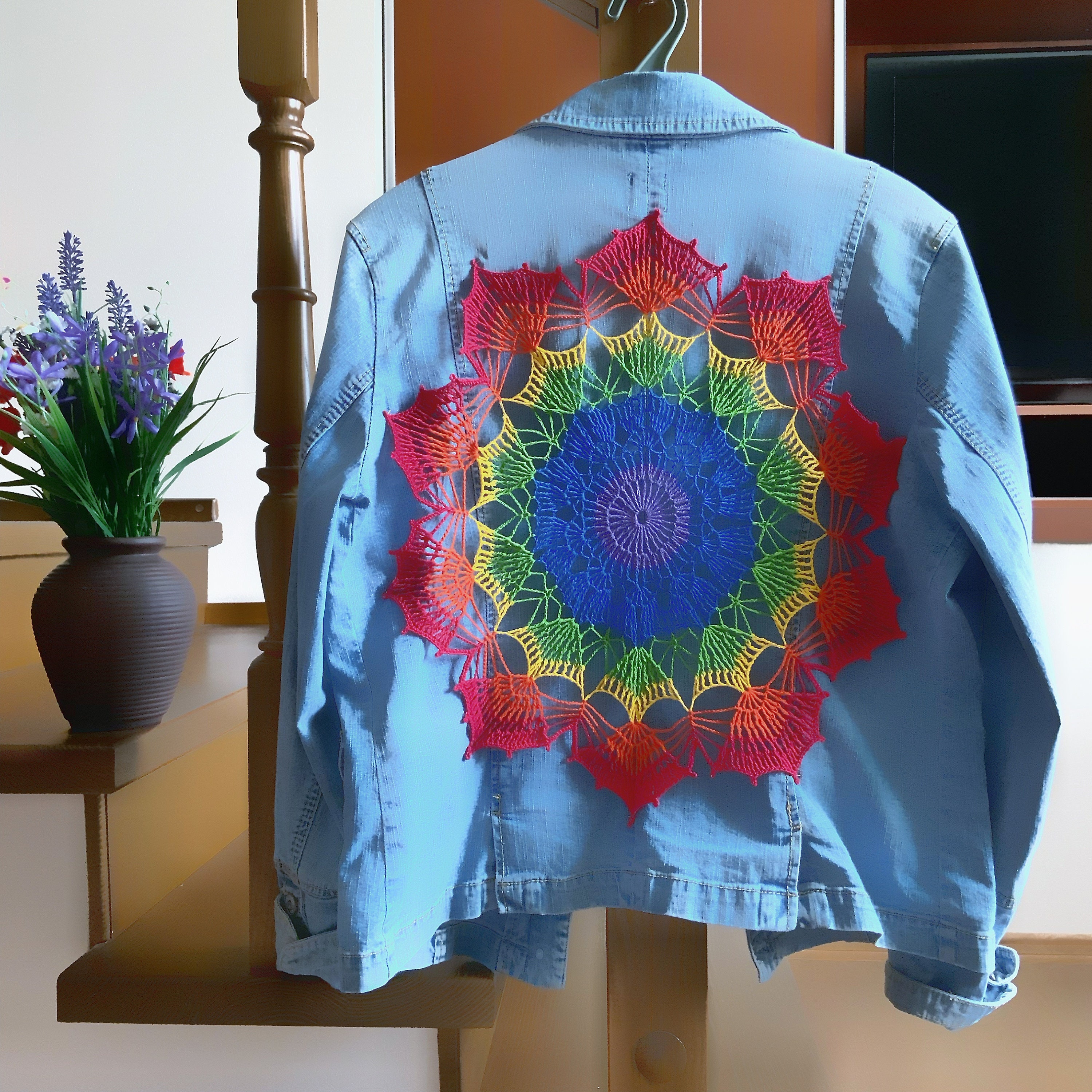 LGBT Crochet Doily Pattern, Pride Flag, Step by Step Crochet Tutorial ...