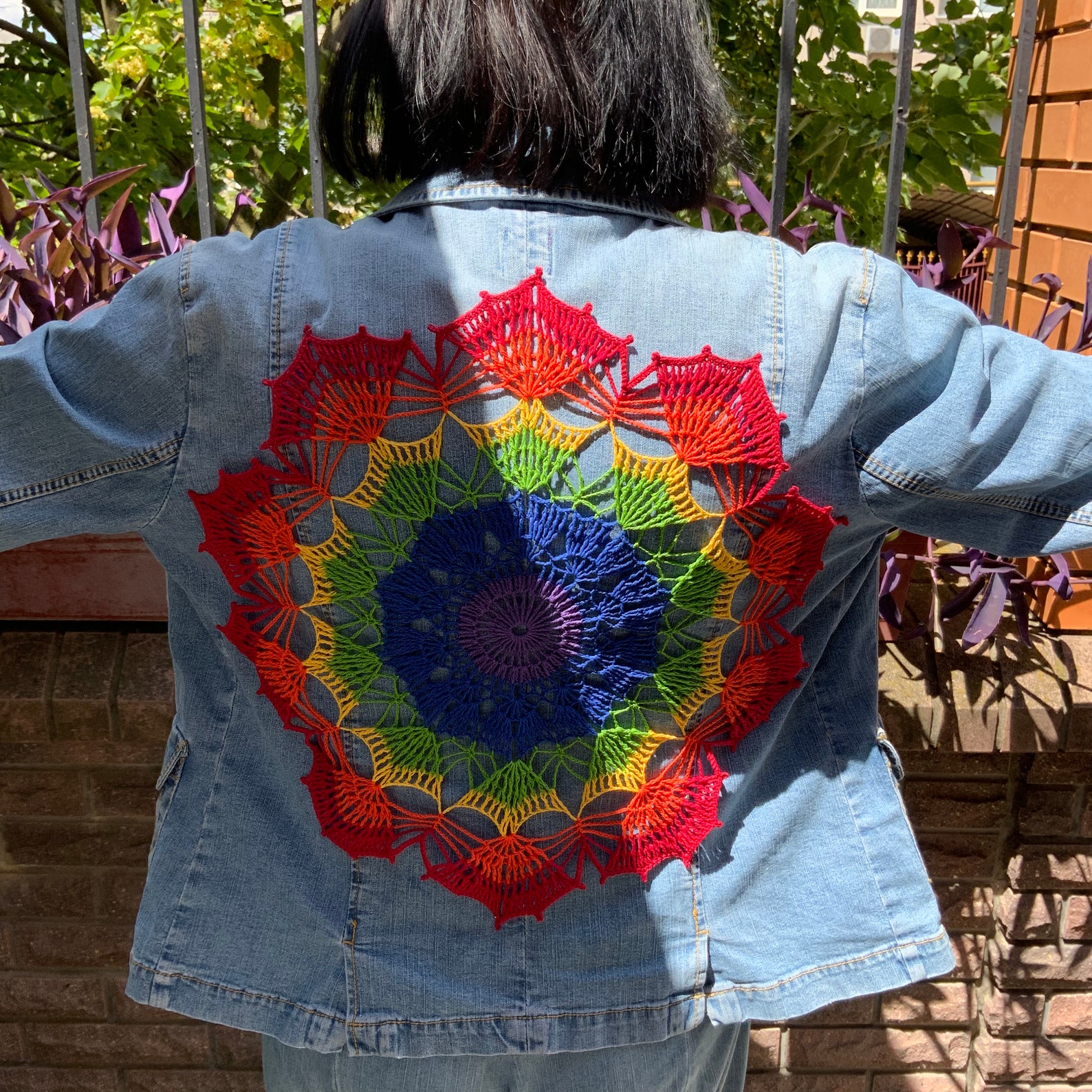LGBT Crochet Doily Pattern, Pride Flag, Step by Step Crochet Tutorial ...