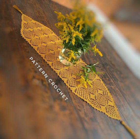 Crochet Pattern for Table Runner Doilies Crochet Patterns - Etsy