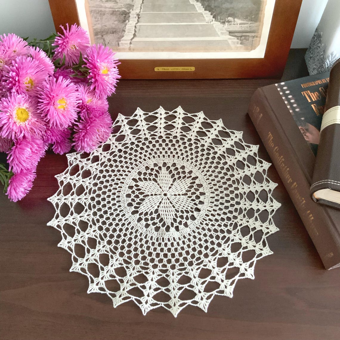 Crochet Pattern Easy Doily - Crochet Thread Small Doily Patterns ...