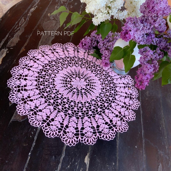 Crochet Heart Doily - Etsy