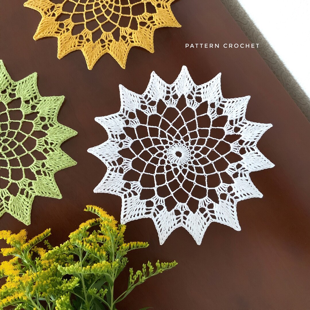 Small Crochet Doilies Patterns - Doily Patterns Crochet - Table Doily ...