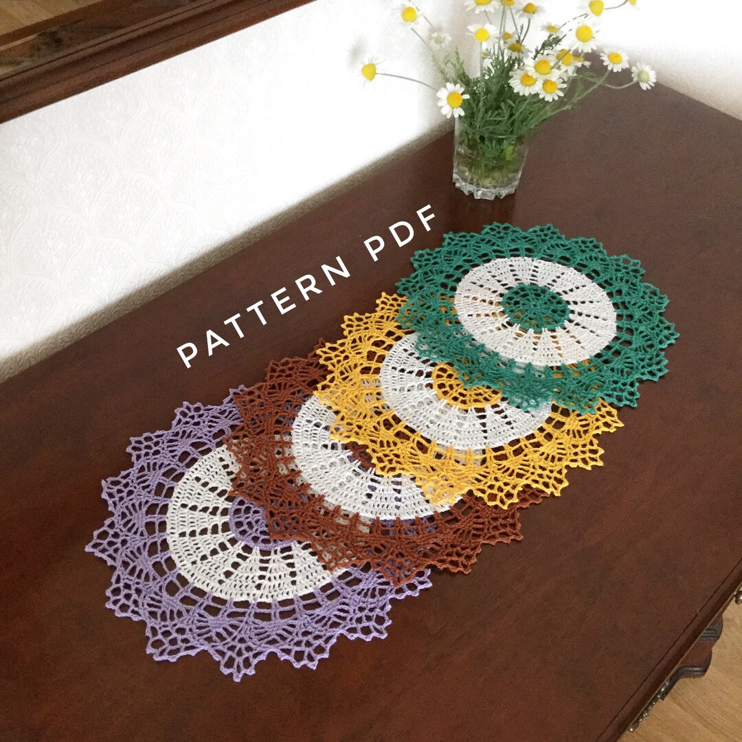 Crochet Pattern Round Doily "the Gift Doily", PDF Instant Download ...