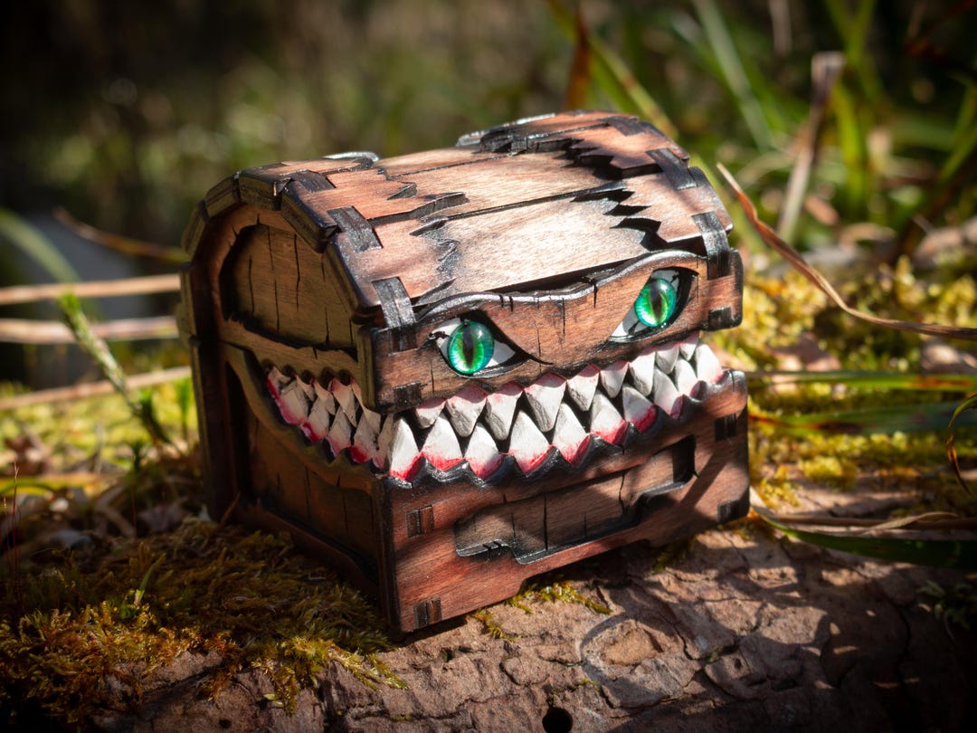 Small Mimic Chest - Perfect Dice or Treasure Storage - the Apothecary ...