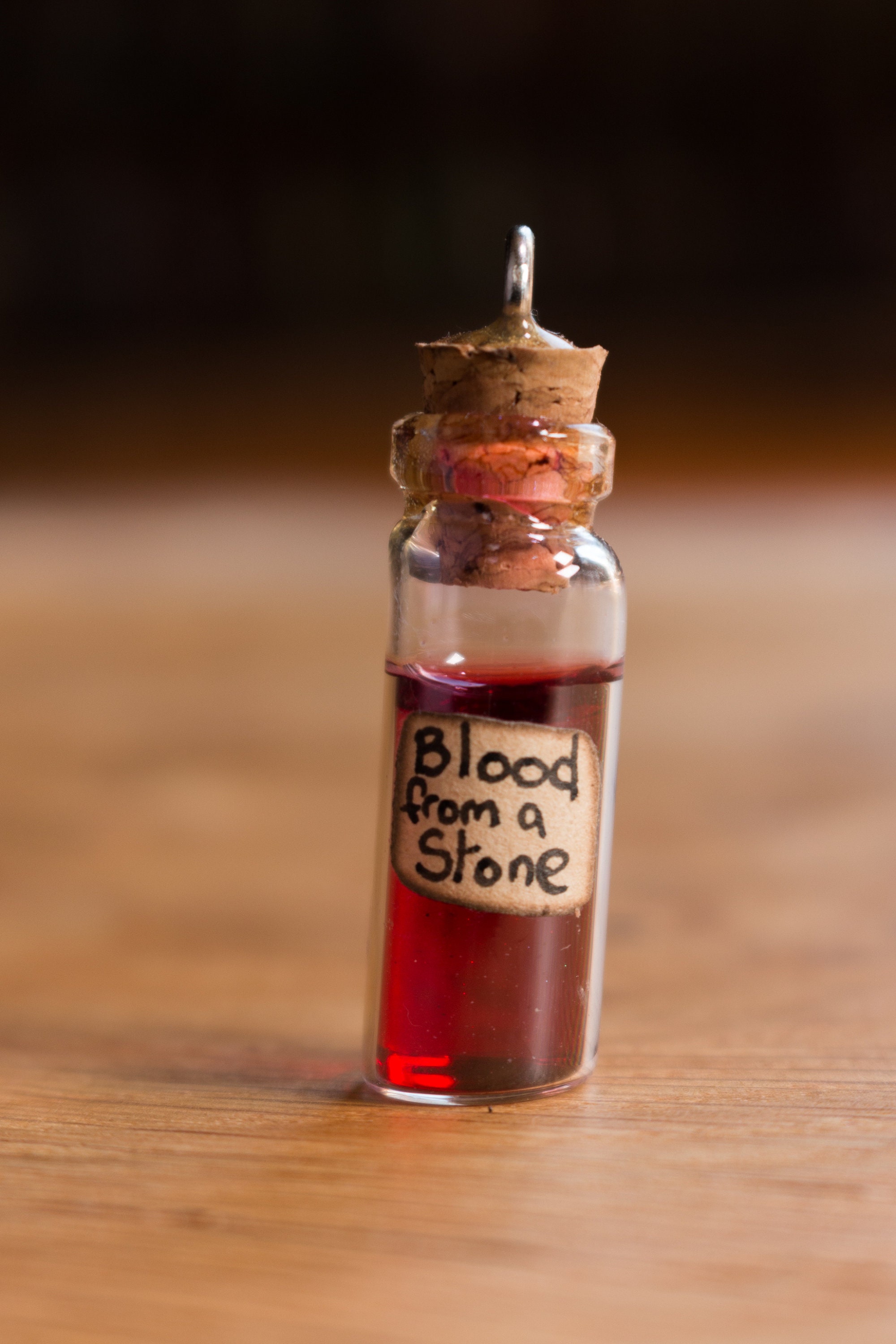 Potion Bottle Necklace Blood Collection 2 Glow in the - Etsy