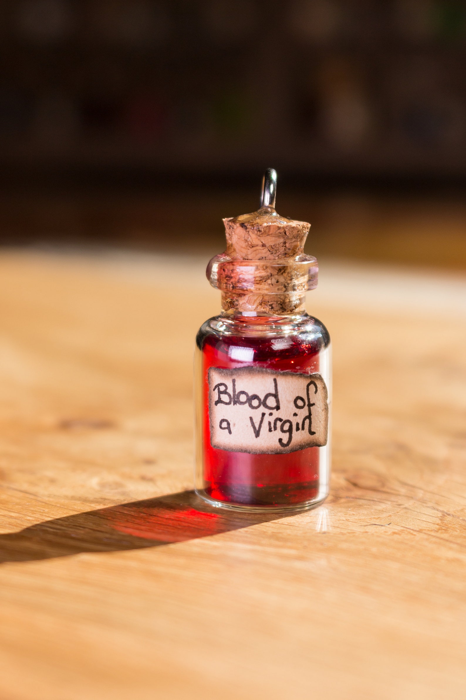 Potion Bottle Necklace Blood Collection 1 Glow in the | Etsy