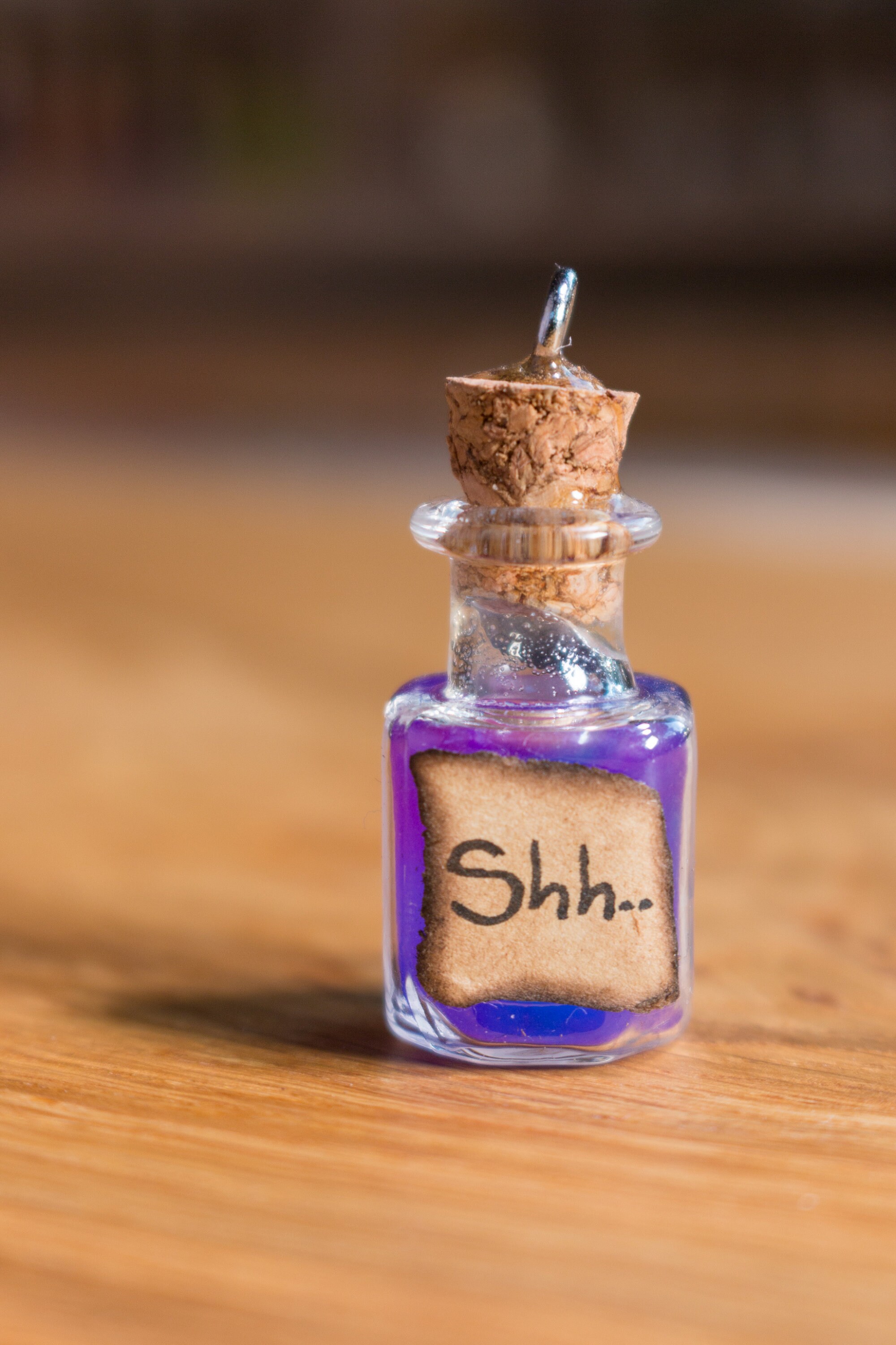 Potion Bottle Necklace Silence Collection Glow in the Dark | Etsy