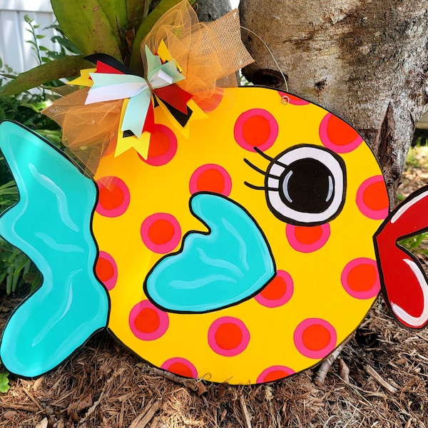 Polka Dot Fish - Etsy