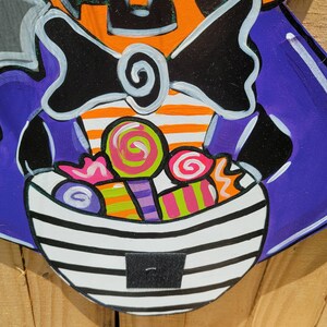 Halloween Door Hanger With Interchangeabletrick or Treat and Sorry Out ...