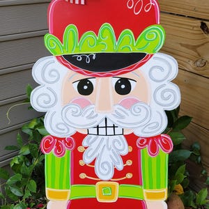 Super Cute 34.5 X 16 - Nutcracker Door Hanger - Christmas Door Hanger ...