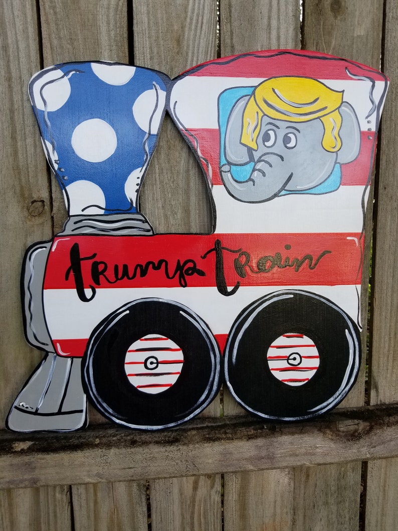 Trump Door Hanger Trump Elephant Door Hanger Republican Door | Etsy
