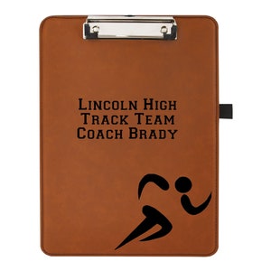 Clipboard for Team Coach, Personalized Clipboard, Team Sports Clipboard ...