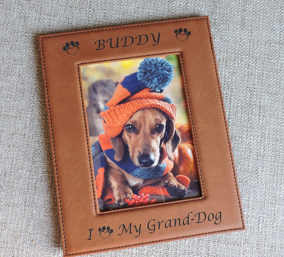 Grand-dog Photo Frame Grandpuppy Granddog Grandpup Custom | Etsy