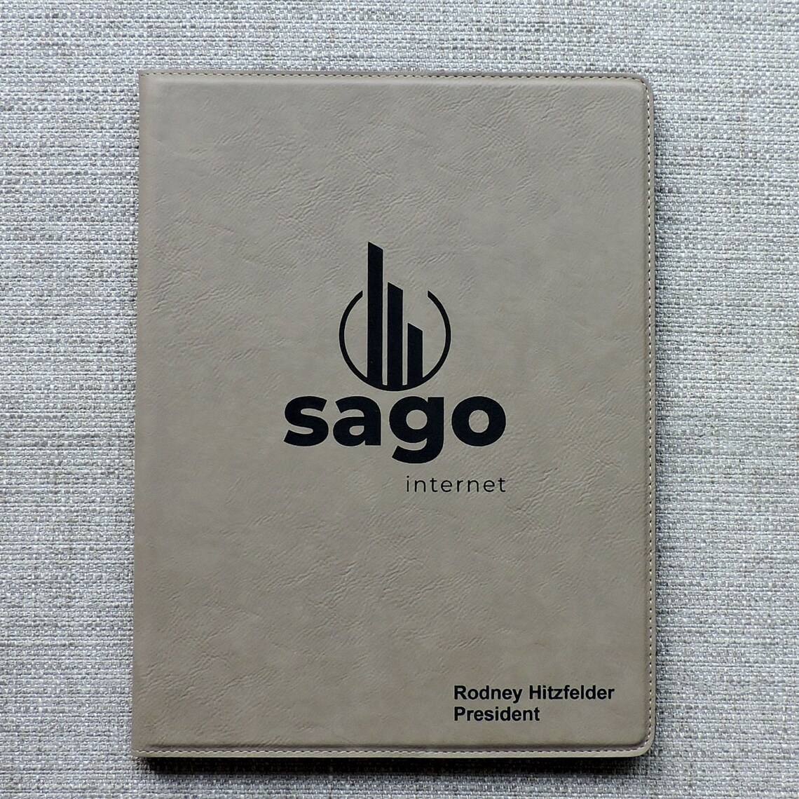 Tan Personalized Leather Portfolio College Padfolio - Etsy