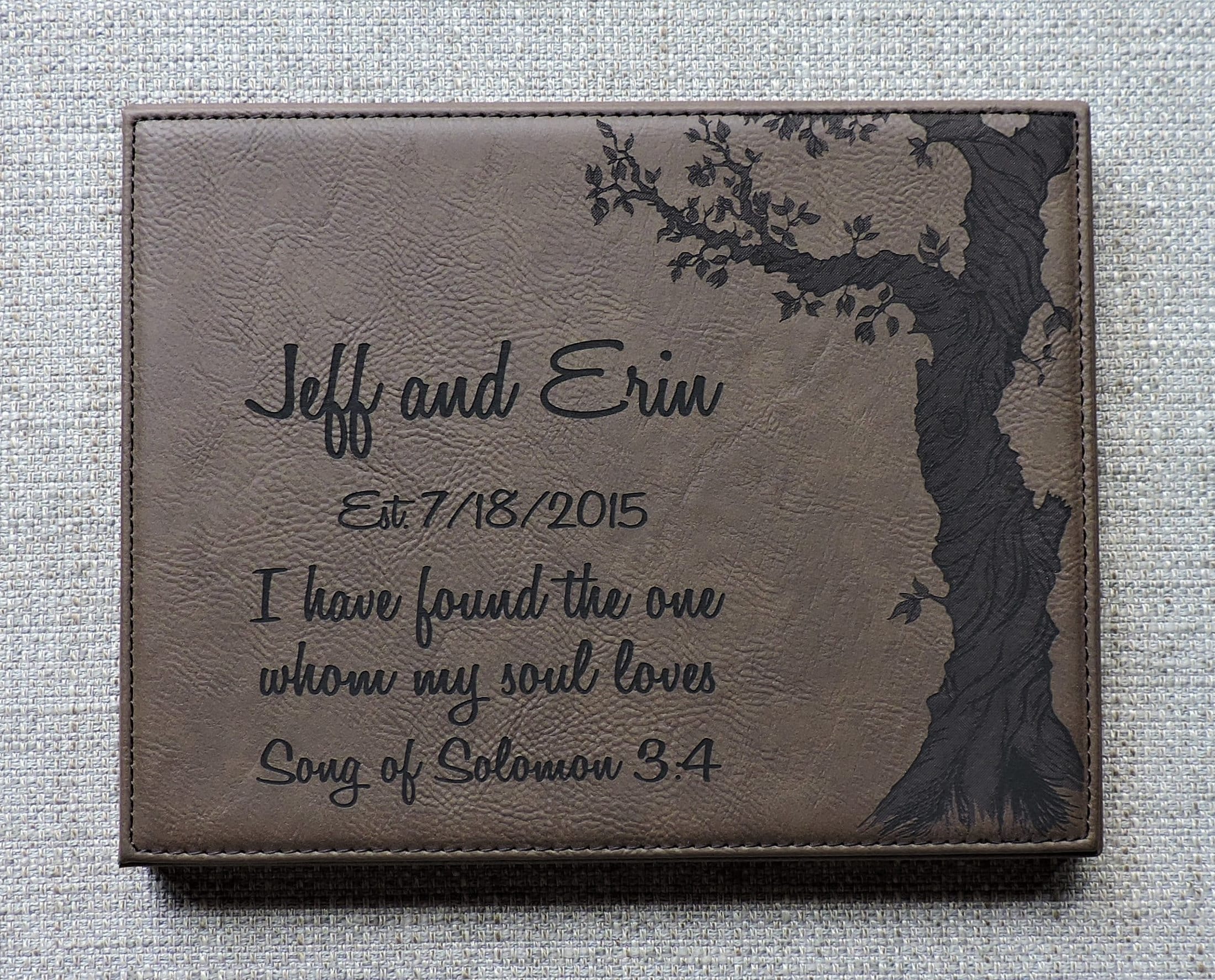 3rd Anniversary Leather Gift & 9th Anniversary Song of | Etsy