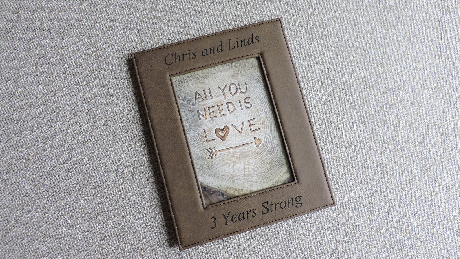 Photo Frame I Love You More Personalized Photo Frame With - Etsy