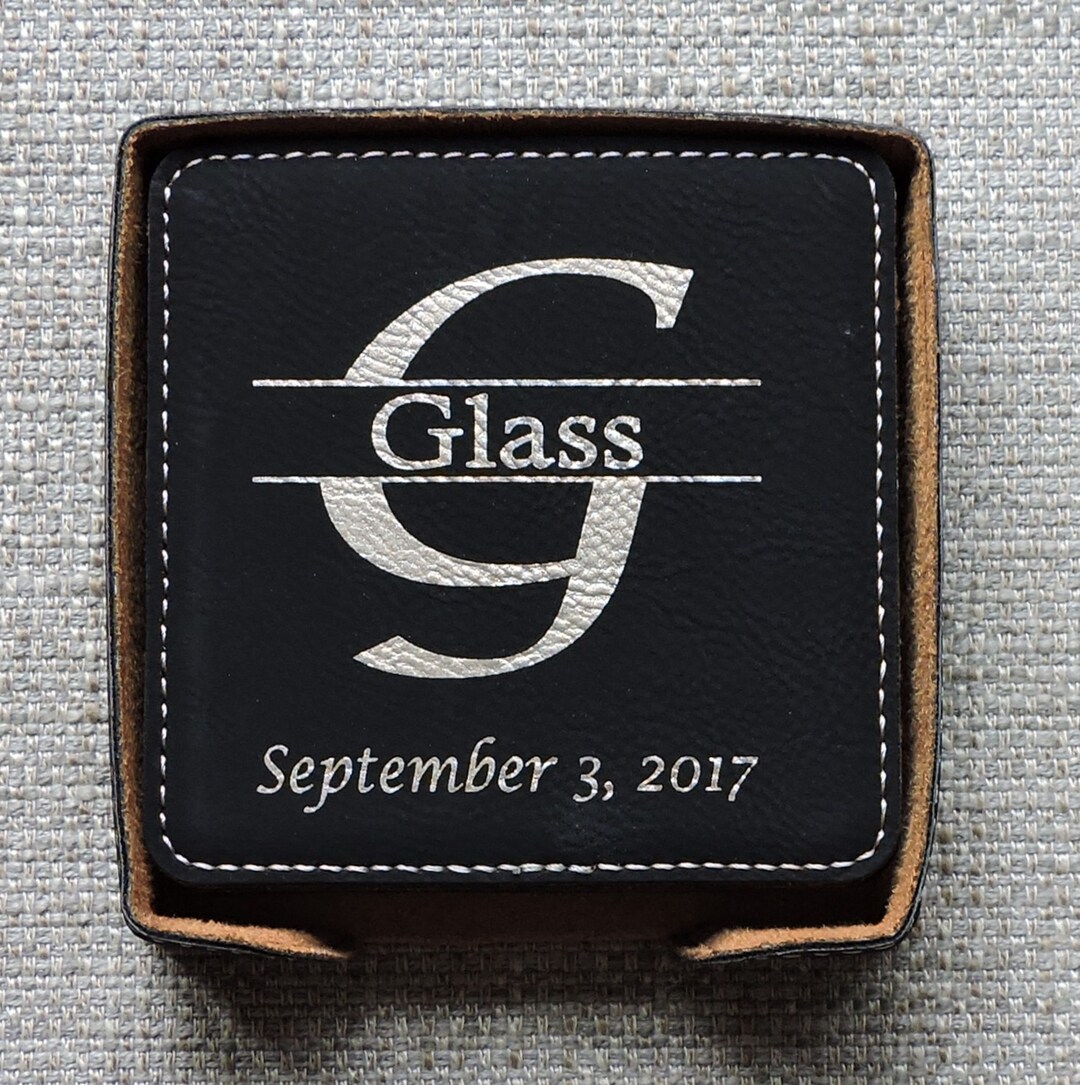 Coasters Customized, Personalized Drink Coasters Family Name , 6 ...