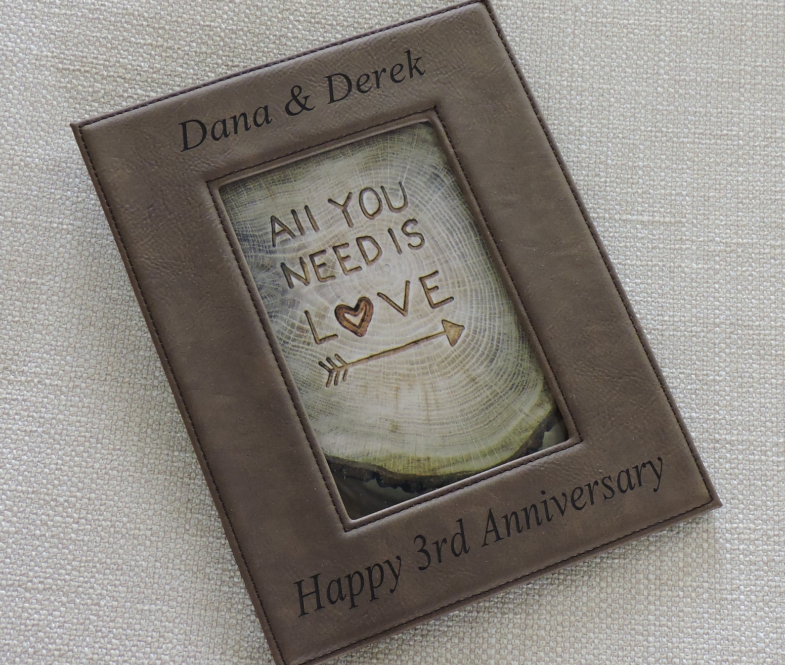 Photo Frame I Love You More Personalized Photo Frame With - Etsy