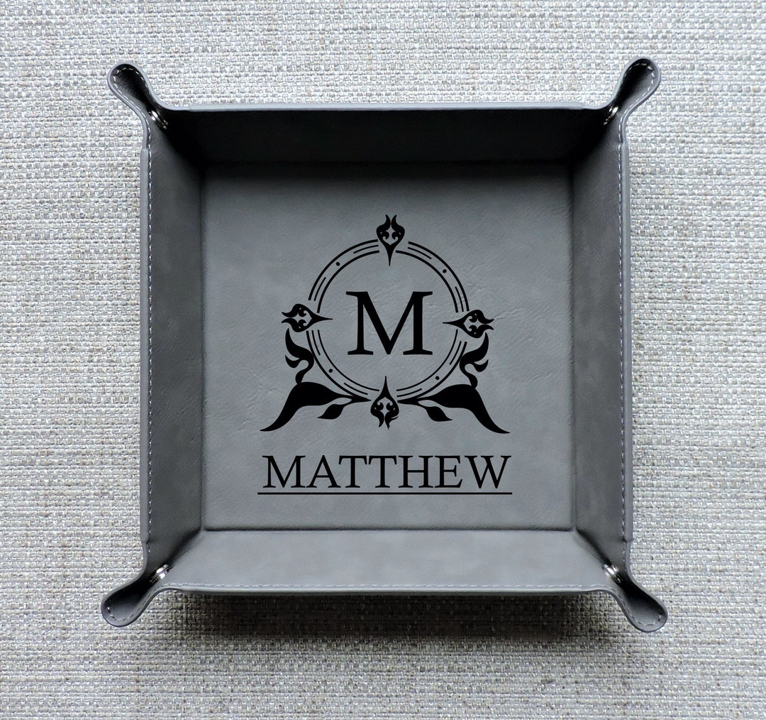 Valet Tray Personalized -customized Catchall Valet Dish - Etsy