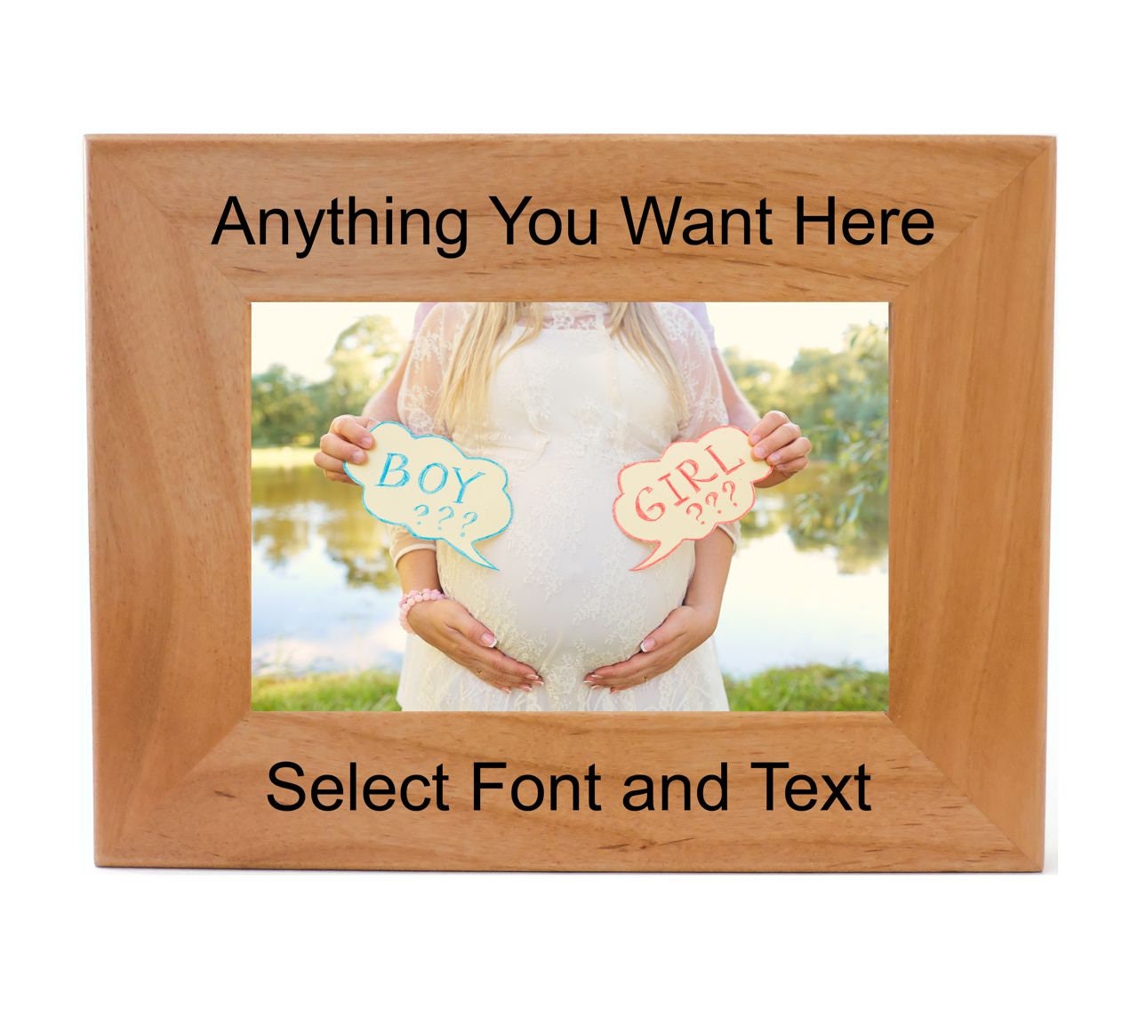 Gender Reveal, Sonogram Frame, Gender Reveal Ideas for Grandparents to ...