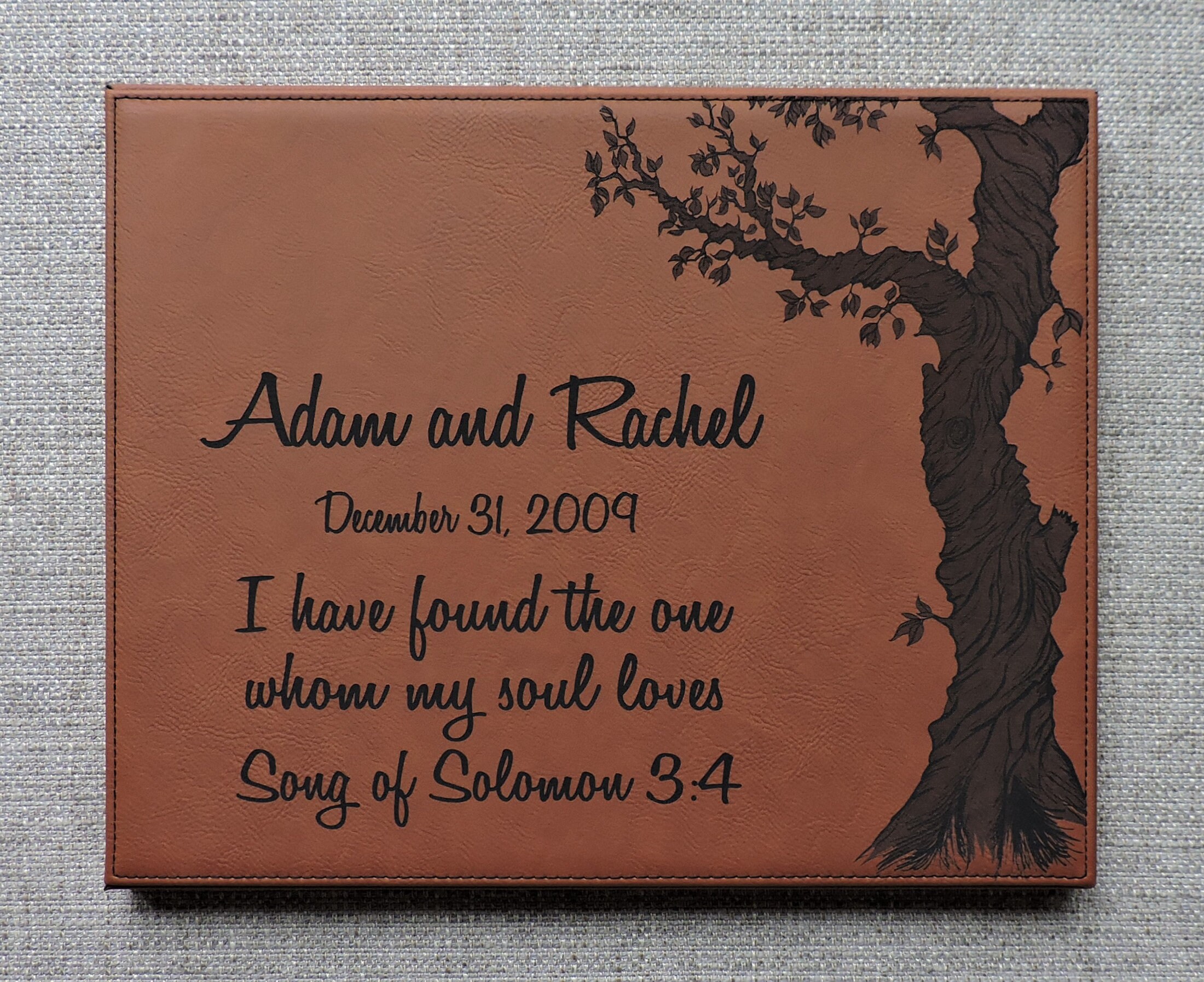 3rd Anniversary Leather Gift & 9th Anniversary Song of | Etsy