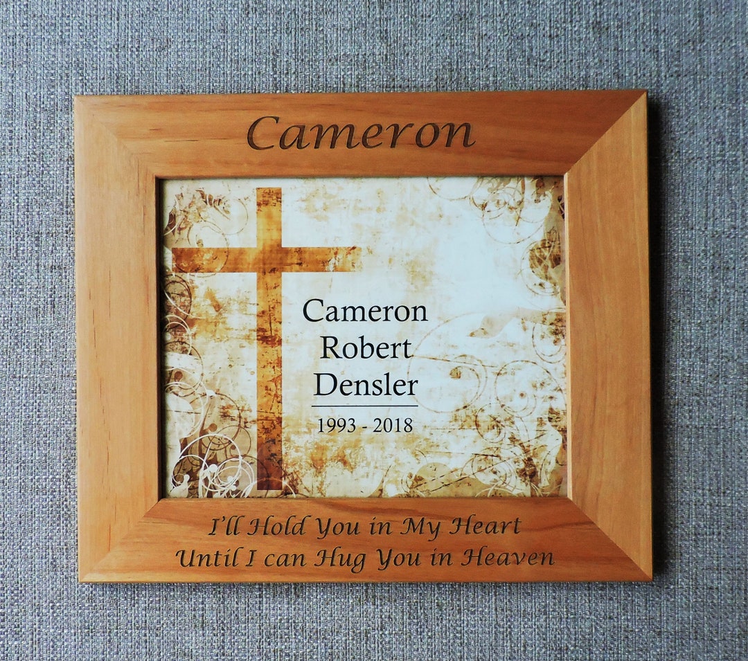 Memorial Picture Frame, Memorial Photo Frame, Bereavement Gifts ...