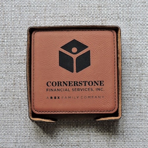 Coasters With Your Business Brand Logo, Executive Gifts, Business Gifts ...