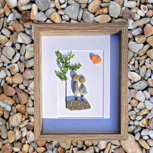 Rock Art Couple, Pebble Art Couple, Personalized Couple Gift, Unique ...