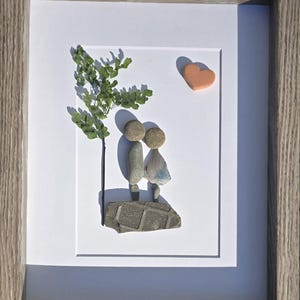 Rock Art Couple, Pebble Art Couple, Personalized Couple Gift, Unique ...