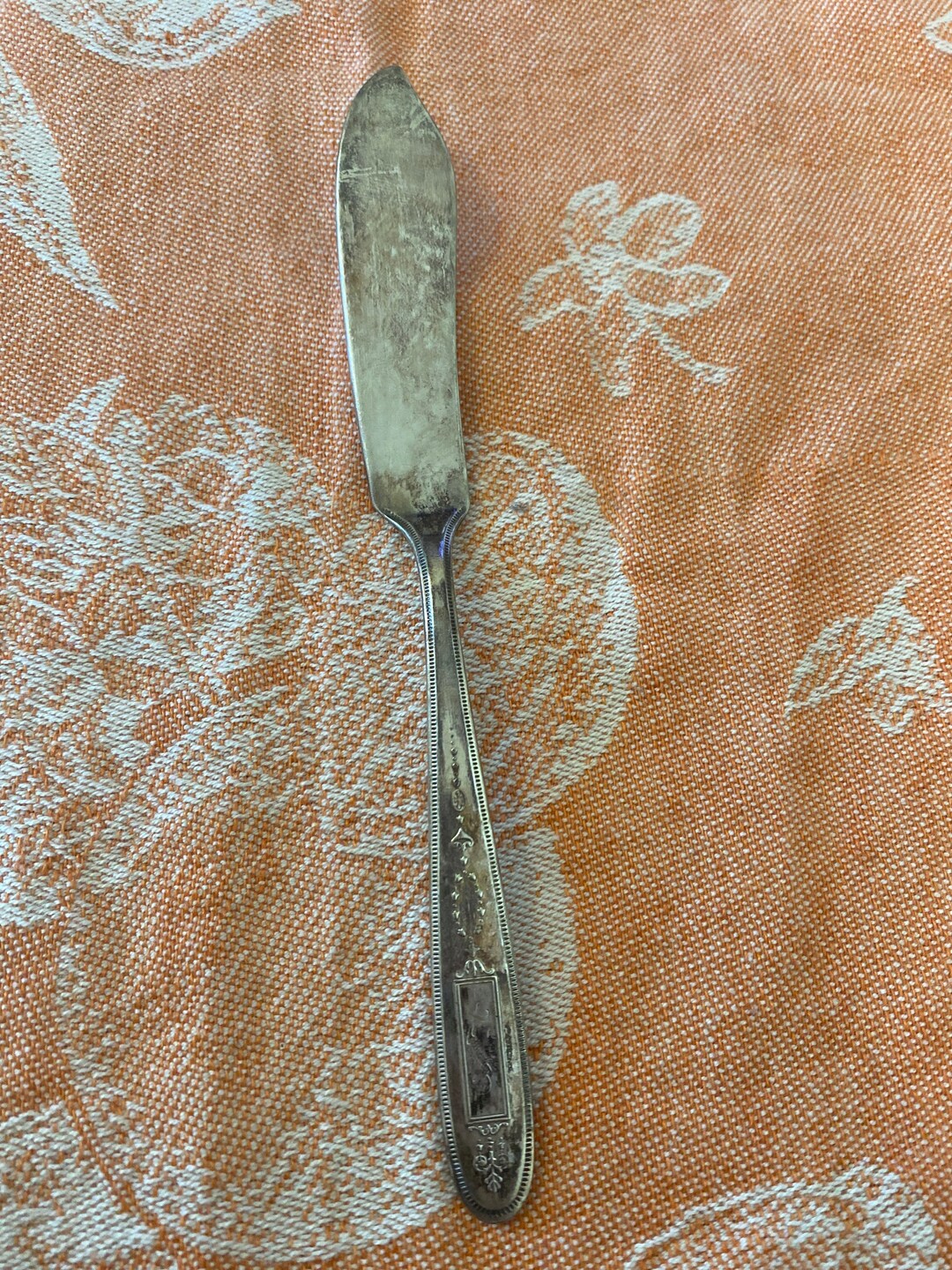 Antique Silver Butter Knife - Etsy