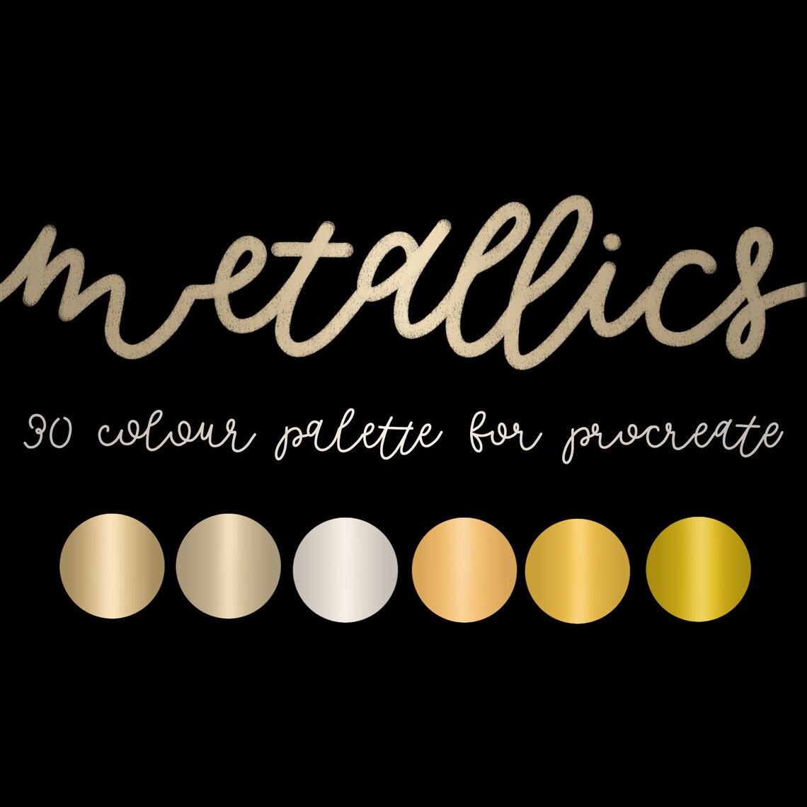 Procreate Metallic Colour Palette Procreate Metallic Color Etsy procreate-metallic-colour-palette-procreate-metallic-color-etsy