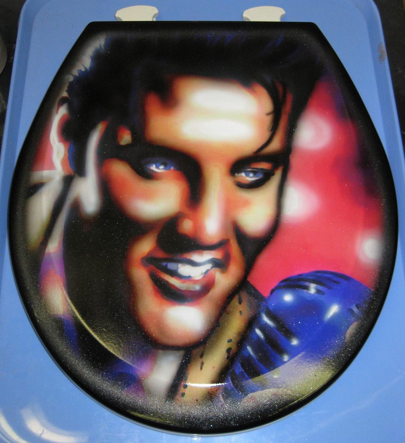 Elvis Presley Custom Airbrushed Toilet Seat New Premium Lid | Etsy
