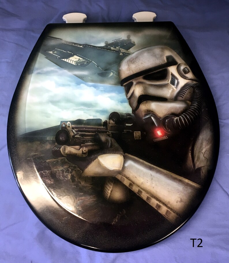 Storm Trooper Custom Toilet Seat 3 Designs to choose from - Etsy.de