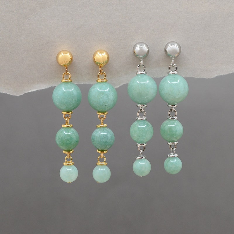 Jade Earrings - Etsy