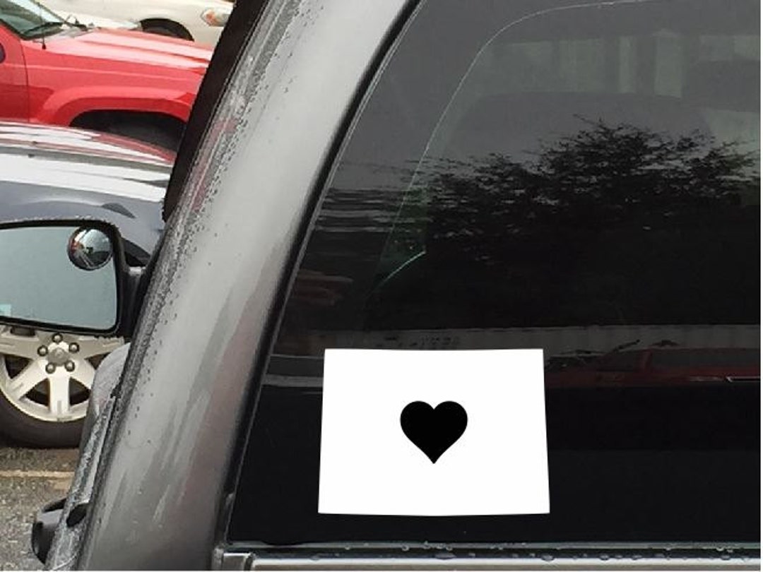 Colorado Car Decal Sticker Home Grown With Heart or Plain - Etsy