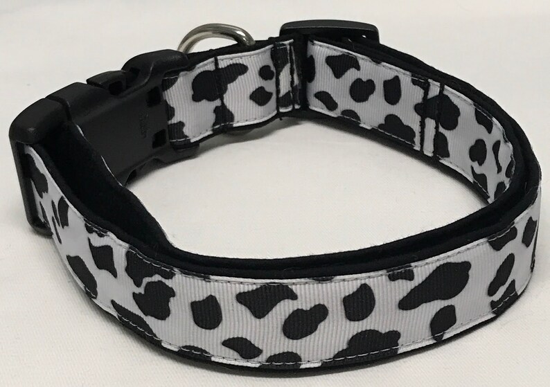 Dog Collar Cow Spots Cow Print Dog Collar Cow Print Cow - Etsy Singapore