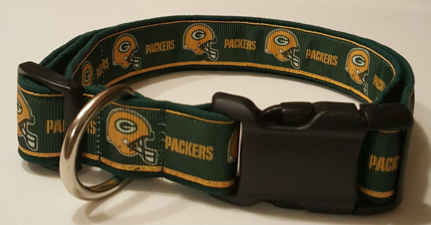 Dog Collar Green Bay Packers Cheeseheads NFL | Etsy